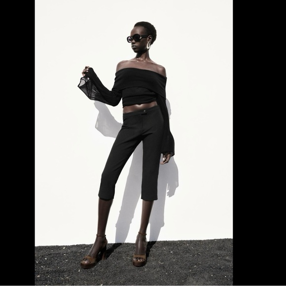 Zara | Tops | Nwt Zara Off Shoulder Knit Top | Poshmark